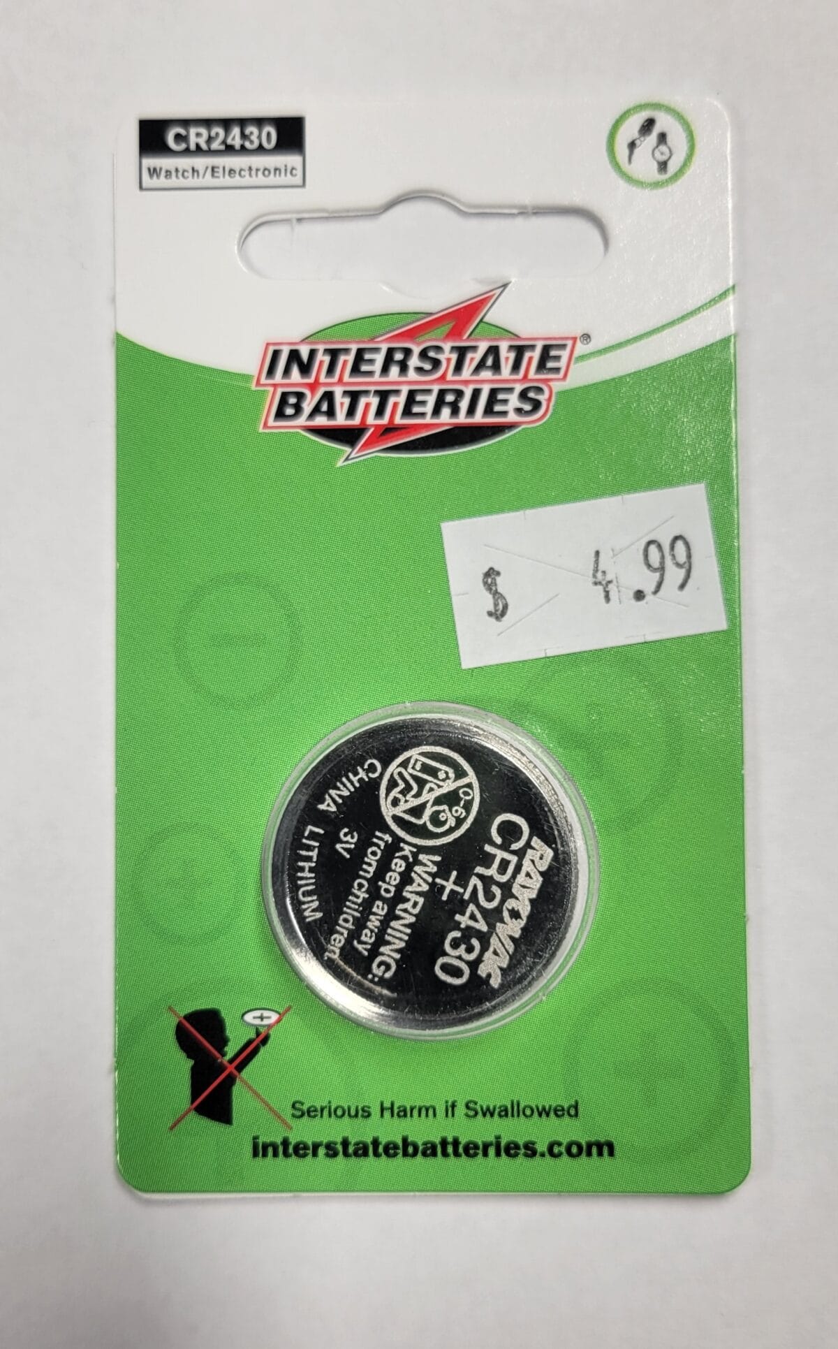 CR2430 by Interstate Batteries – CTEC Shack